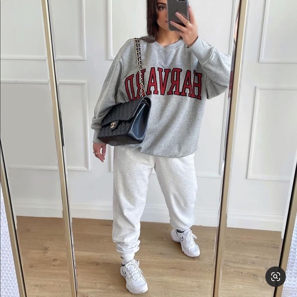 Zara | Tops | Zara Harvard Hoodie Sweatshirt College Collegiate | Poshmark